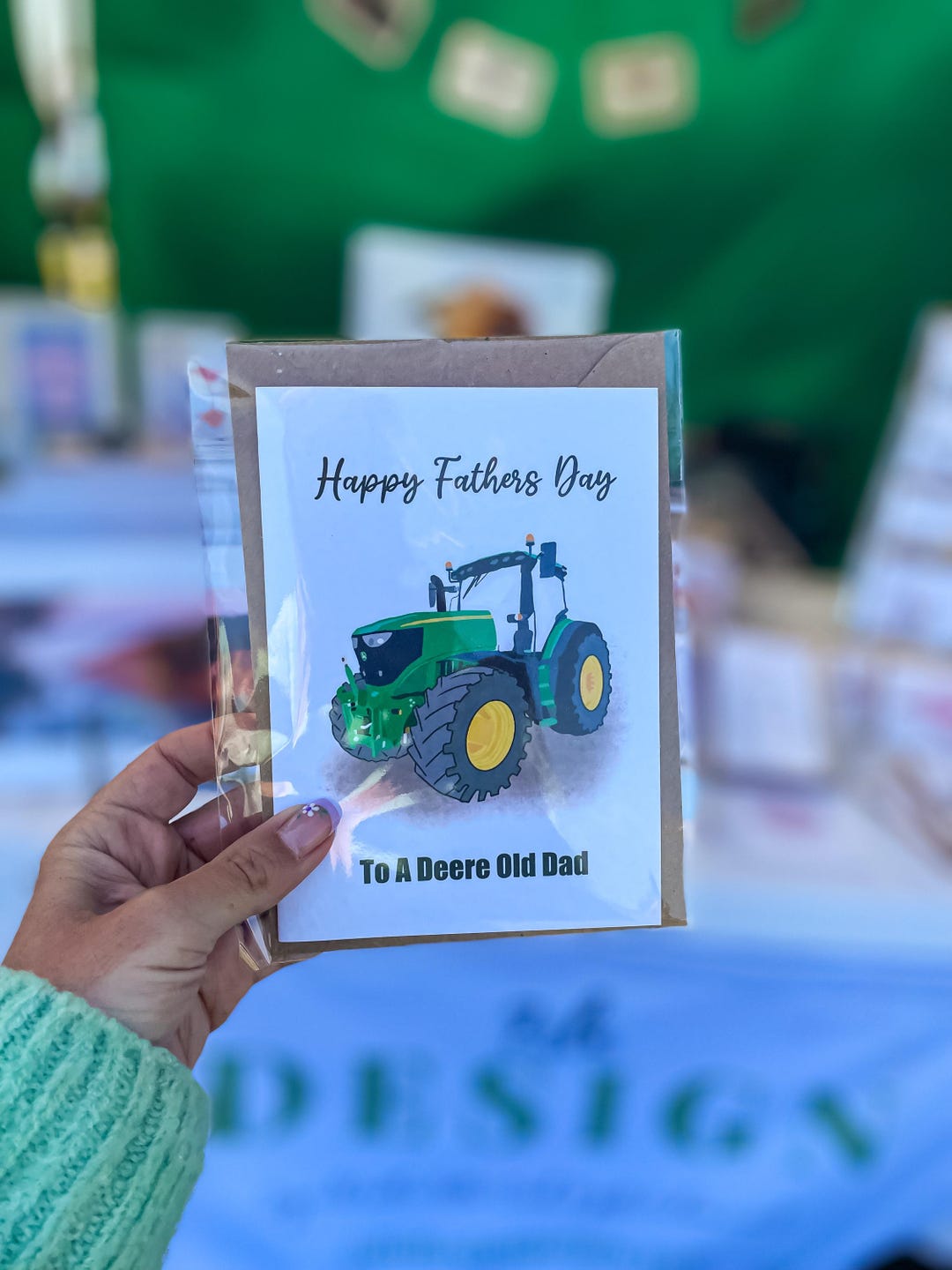 Fathers Day Tractor Card | John Deere | Pun Card | for Dad - Etsy