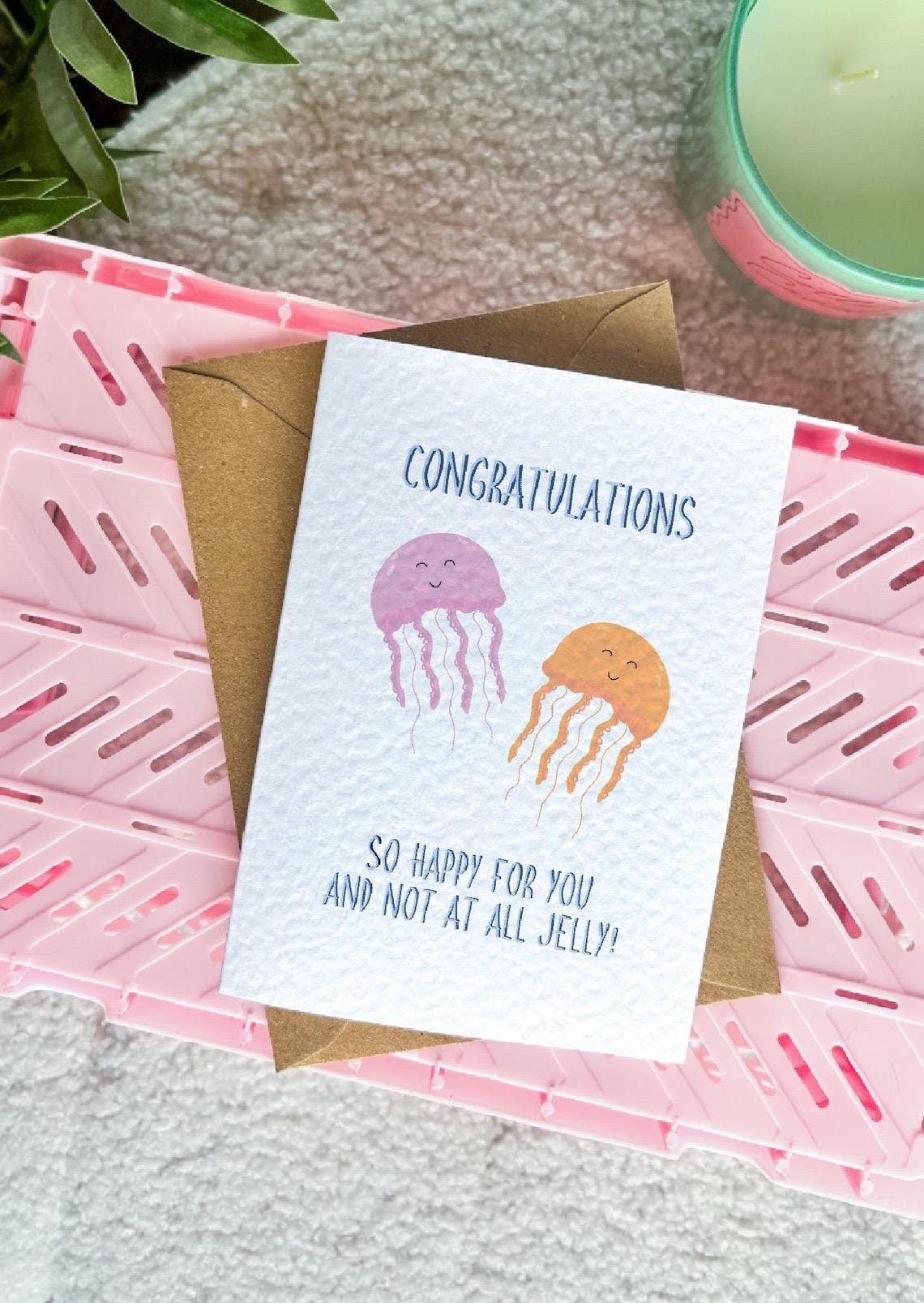 Congratulations Jelly Fish Card | so Happy for You | Funny Greeting ...