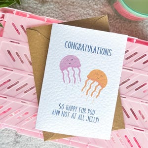 Congratulations Jelly Fish Card | so Happy for You | Funny Greeting ...