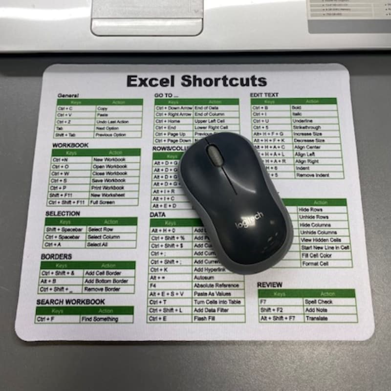 Excel Cheat Sheet Desk Mat - Etsy