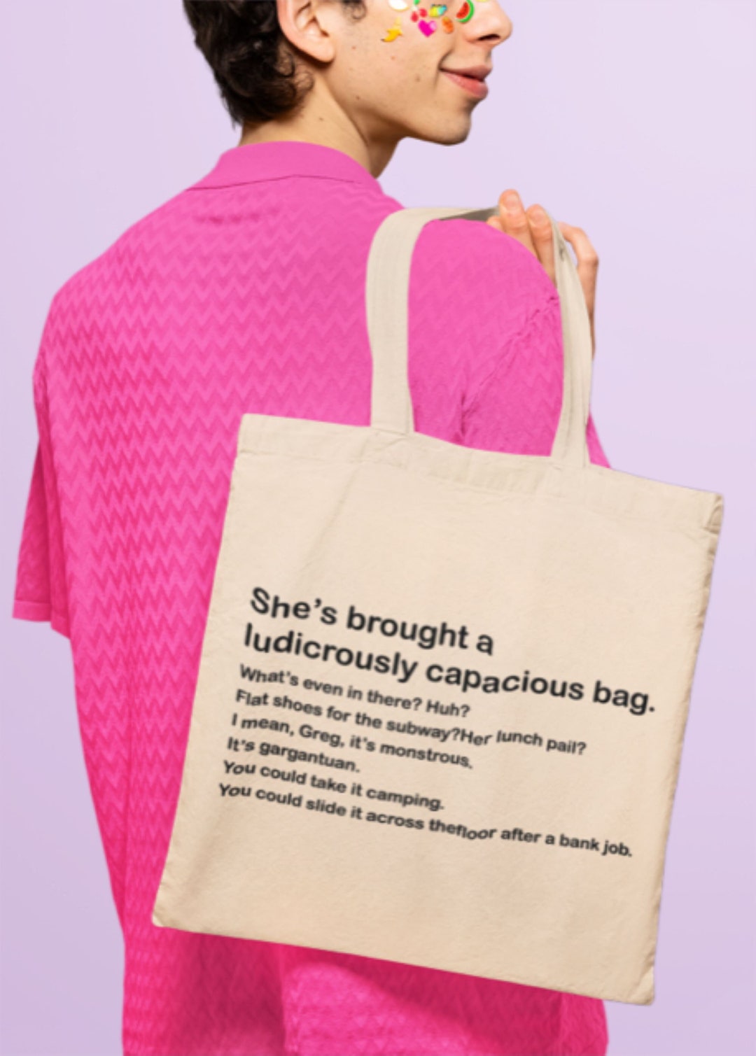 Cousin Greg and Tom 'ludicrously Capacious Bag' Speech Tote ...