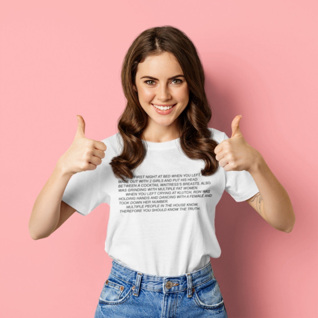Jersey Shore the Note Unisex T-shirt, Dear Sam Anonymous Letter, - Etsy