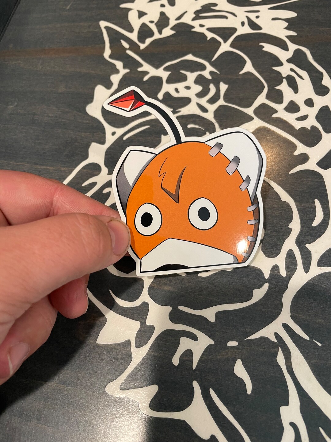 Peeking Tails Doll Sticker - Etsy