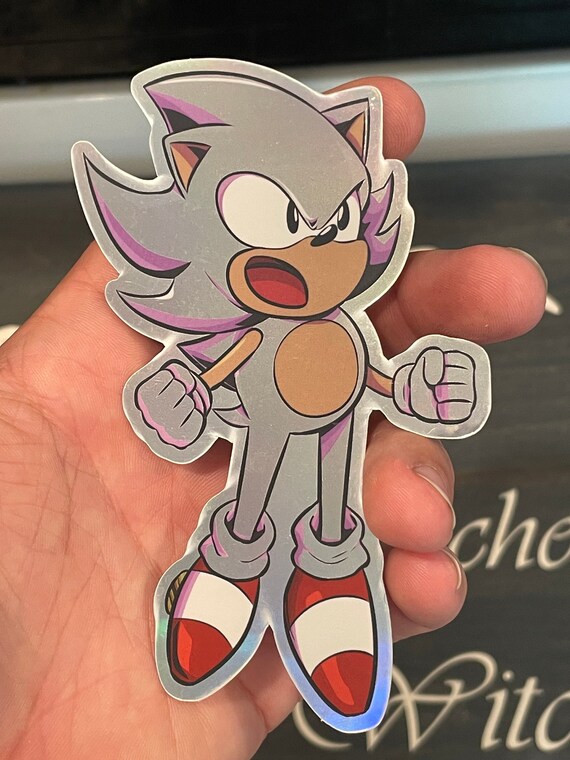 HOLOGRAPHIC Hyper Sonic - Etsy