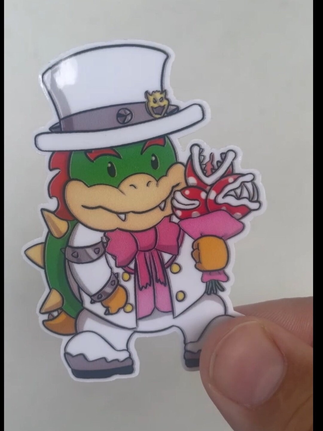 Wedding Bowser Sticker - Etsy