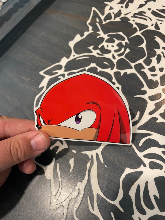 Peeking Knuckles Sticker - Etsy