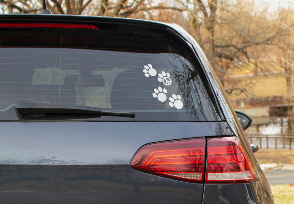 Paw Prints Peace Sign Svg, Jpg, Dxf, Png, Eps Download - Etsy