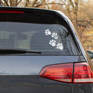 Paw Prints Peace Sign Svg, Jpg, Dxf, Png, Eps Download - Etsy