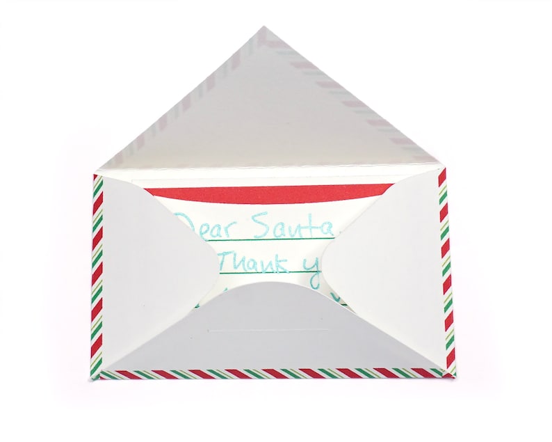 Letters to Santa Mailbox SVG, DXF With Printable Stationery Cardstock ...
