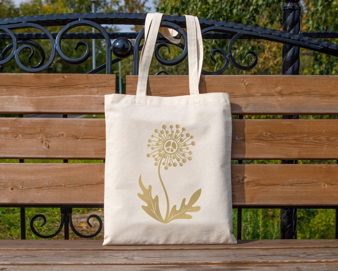 Dandelion Wildflower Peace Sign Svg, Png, Dxf, Png, Eps Download - Etsy