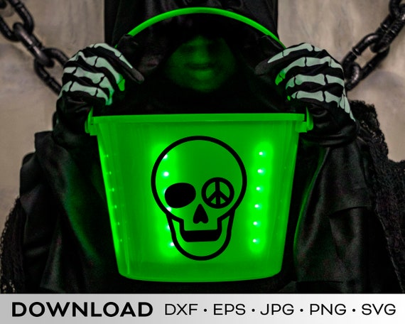 Skull Peace Sign Svg Png Jpg Dxf Eps Download for - Etsy