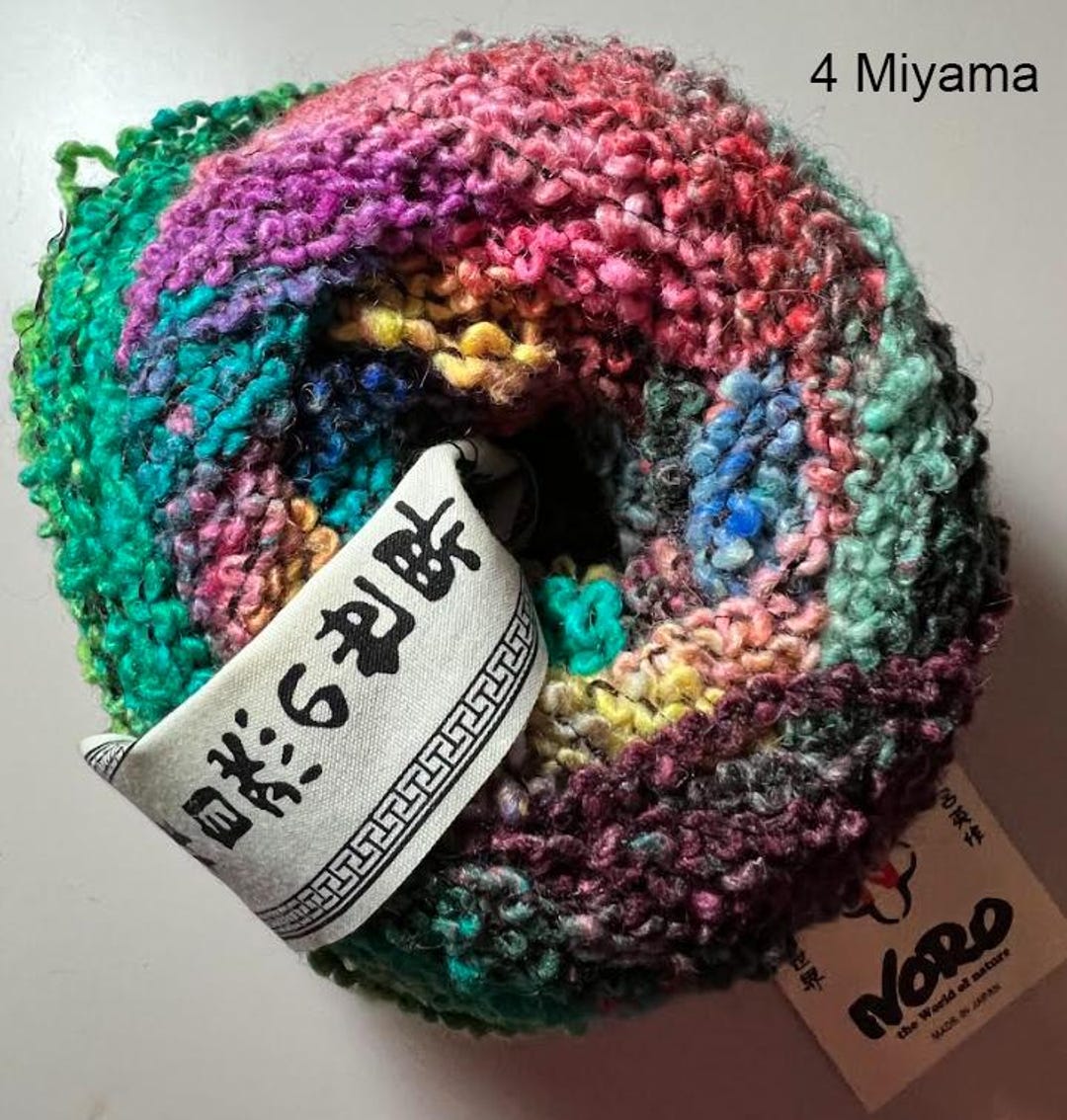 Noro Kanzashi Yarn With Free Cowl Pattern - Etsy