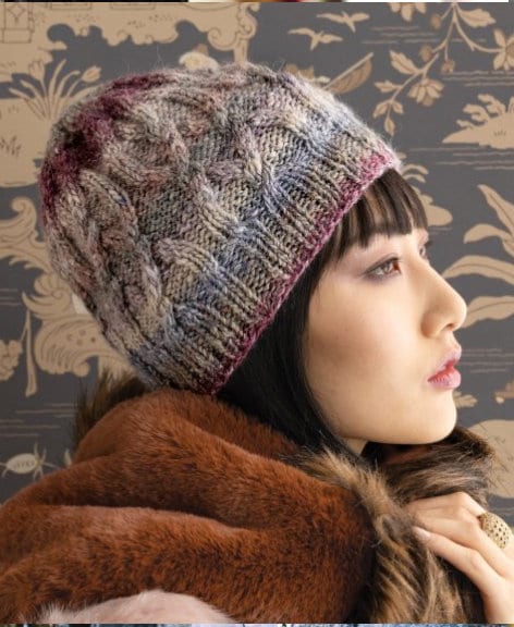 Cabled Hat Pattern - Noro - Etsy