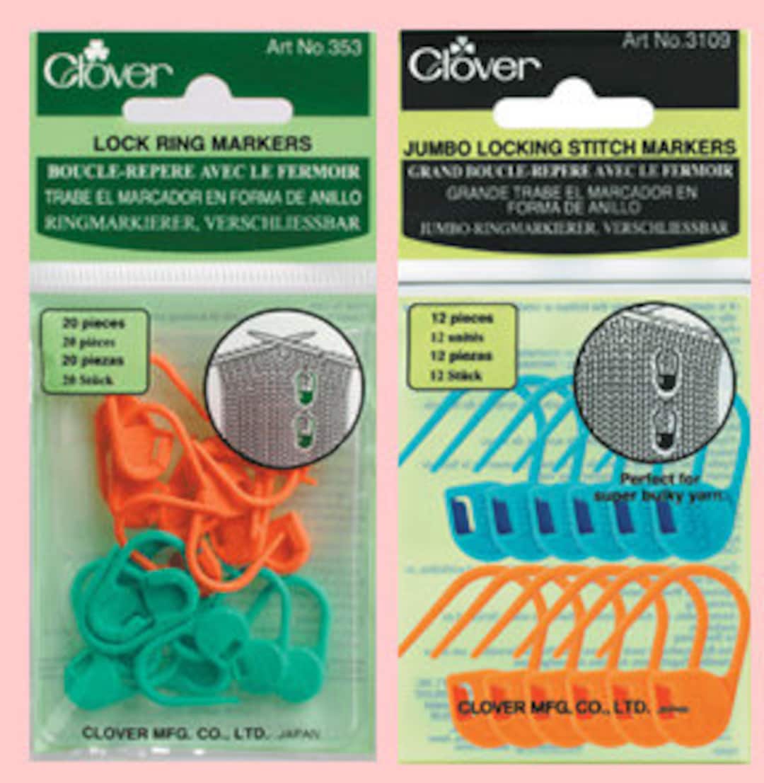 Locking Stitch Markers - Regular and Jumbo - Etsy