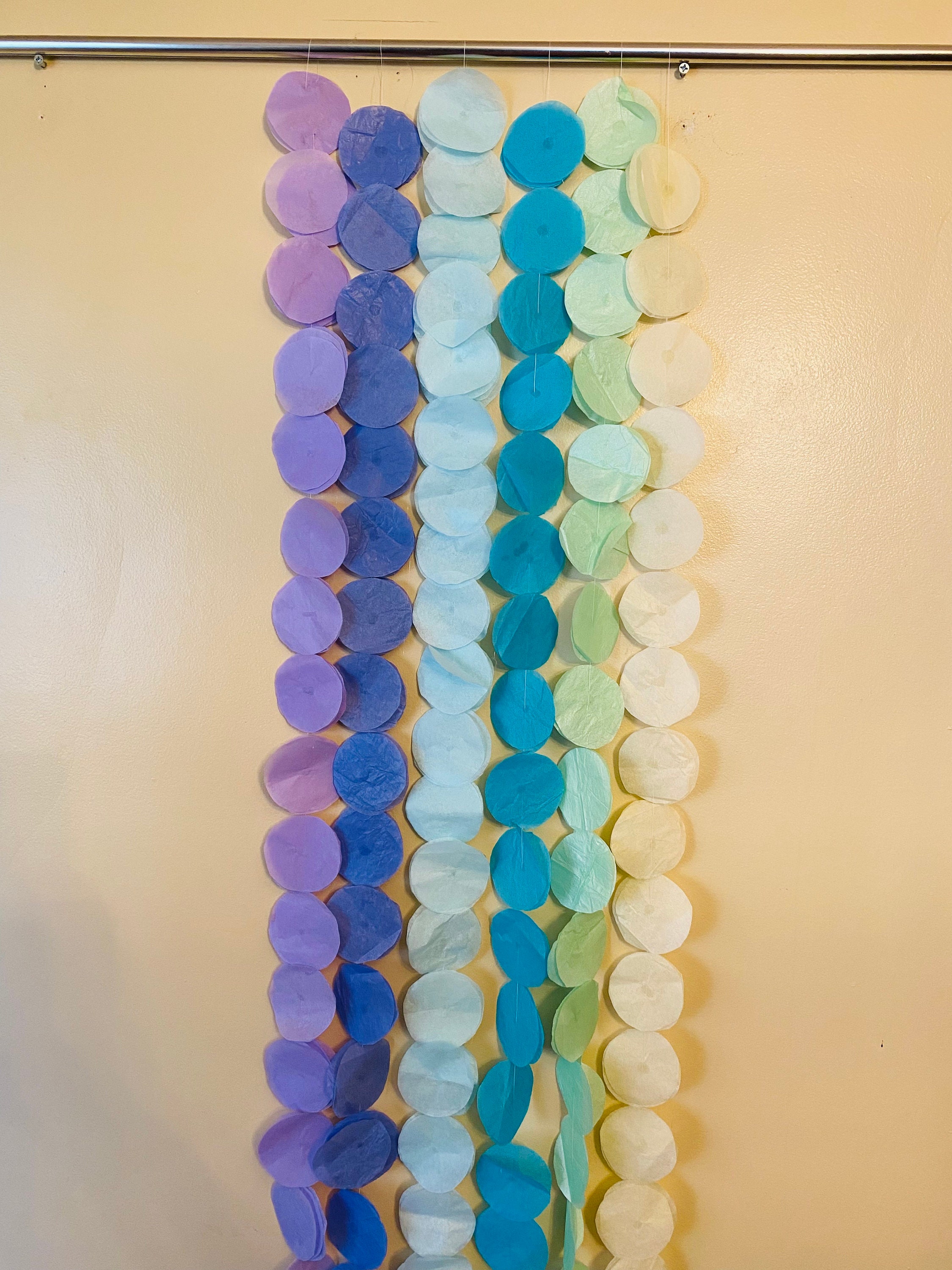 Crepe Circle Garland - Etsy