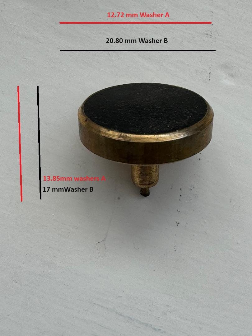 Supa Tap Washers Peglers Delta - Brass Jumper 3/8" 1/2" 3/4" for Sink ...