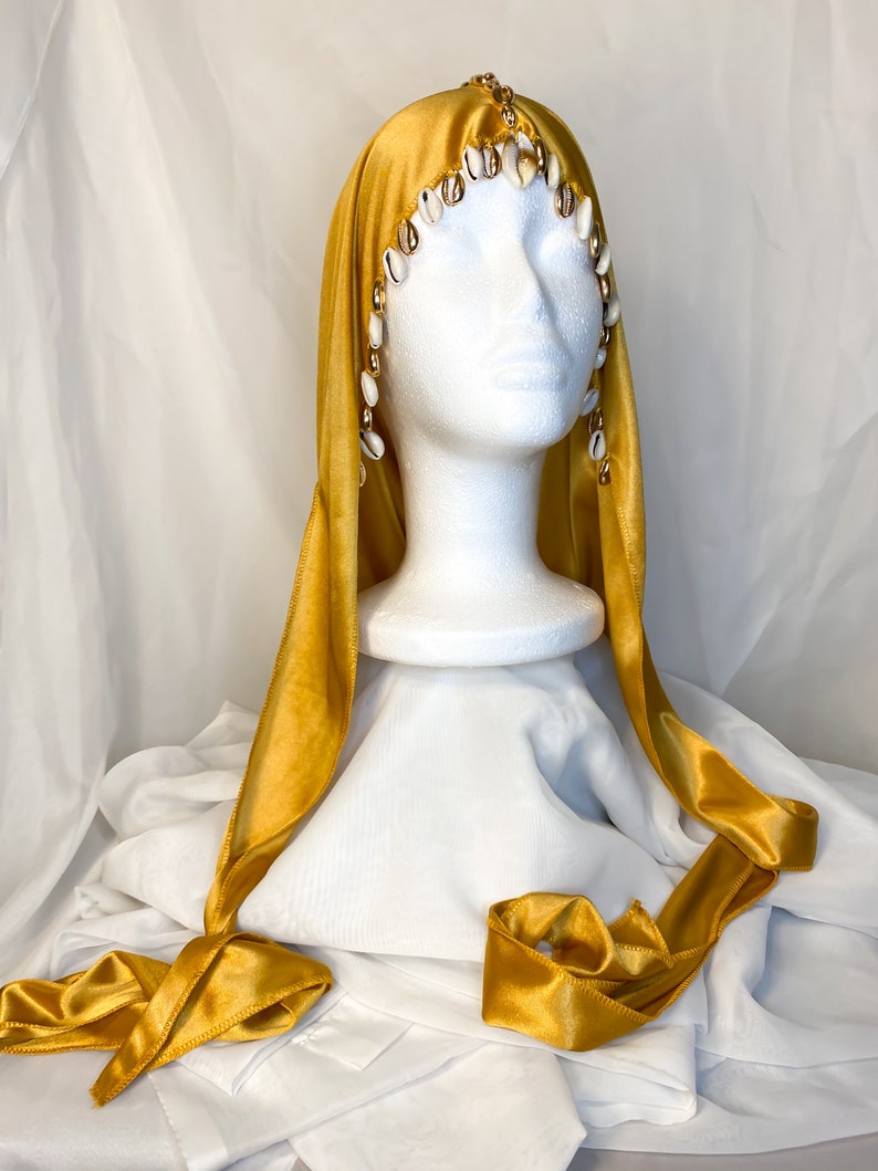 Golden Oshun Durag Headpiece - Etsy