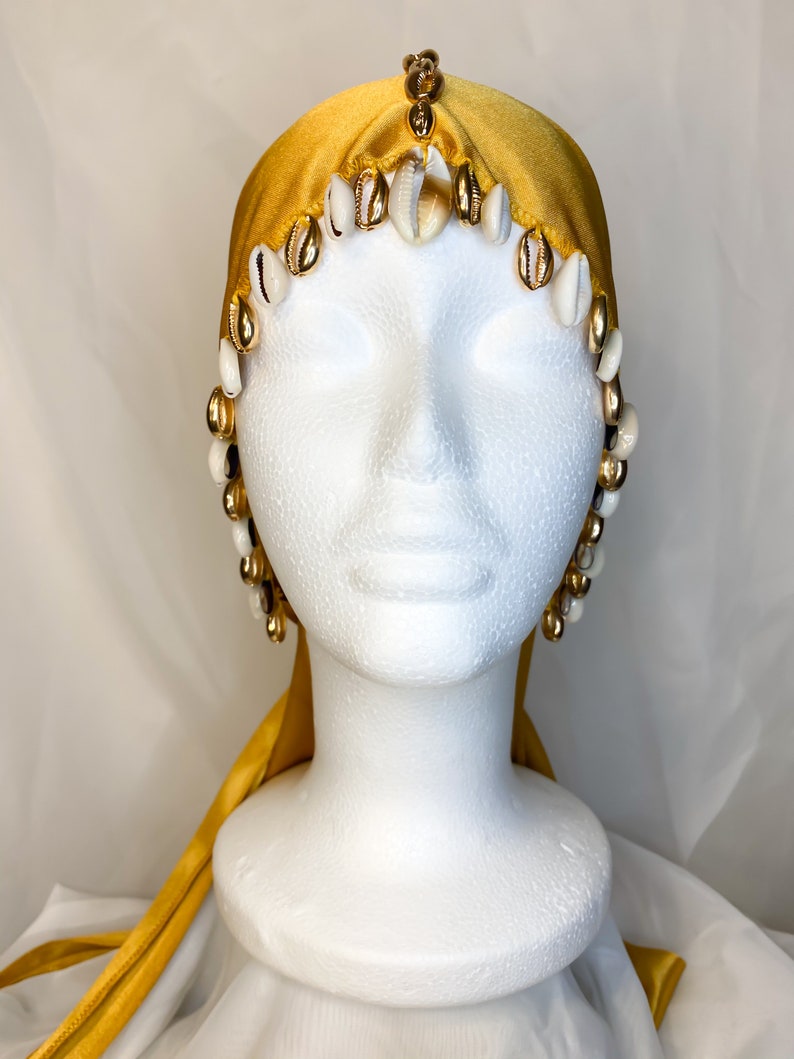 Golden Oshun Durag Headpiece - Etsy
