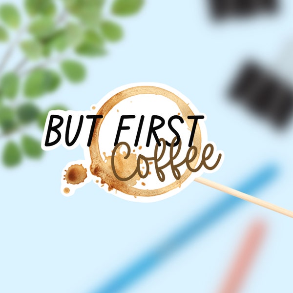 Coffee Stickers for Water Bottle - Etsy