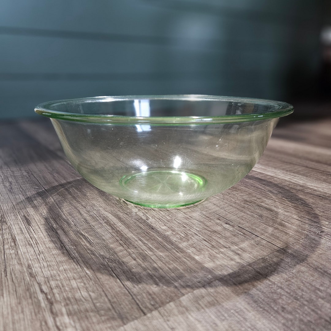 Pyrex Vintage Green Tint Clear Glass Nesting Mixing Bowl 2.5L 325 - Etsy