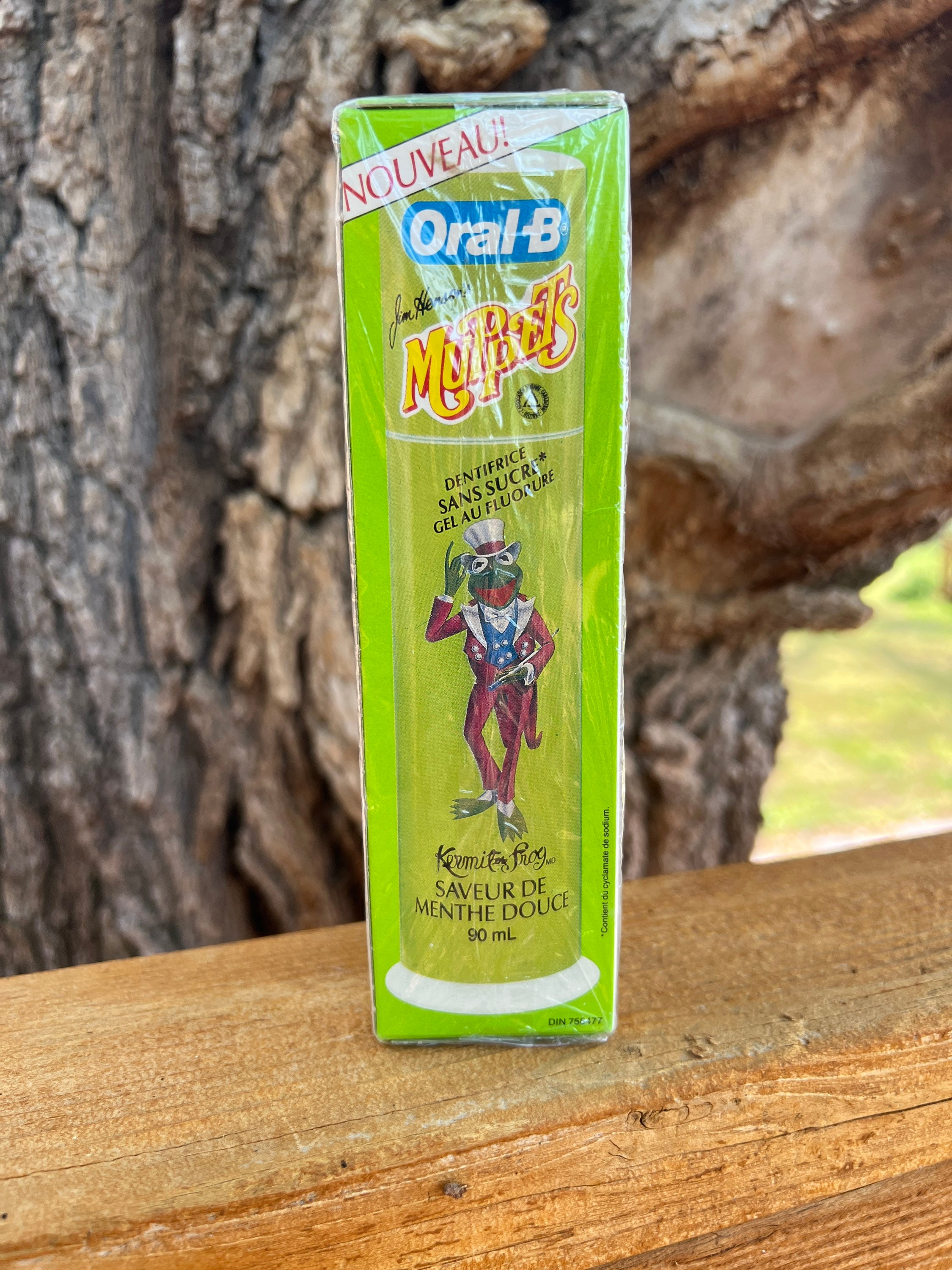 Ultra RARE 1986 the Muppets Kermit the Frog Oral B Toothpaste - Etsy