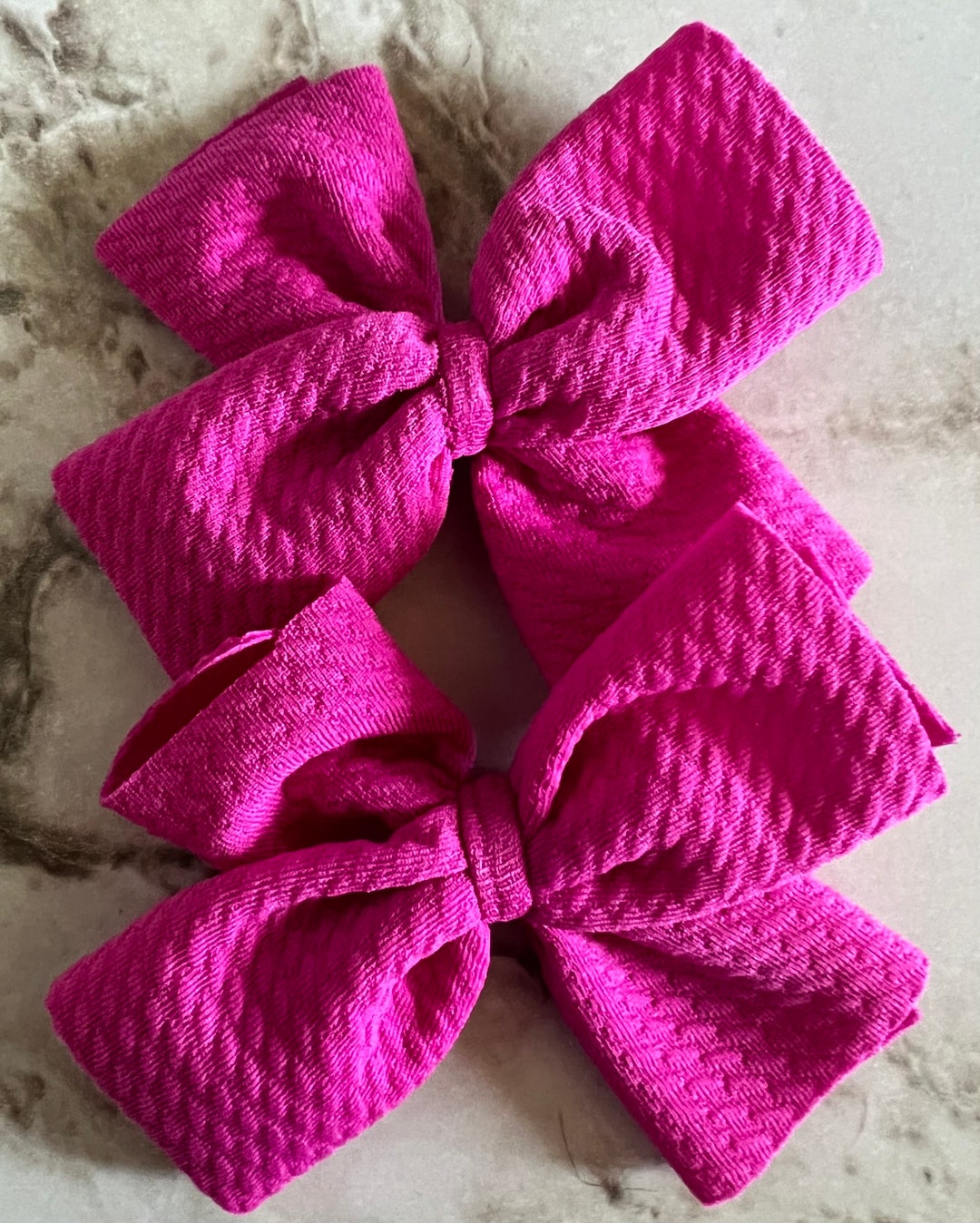 Neon Magenta 5’ Piggie Bows - Etsy