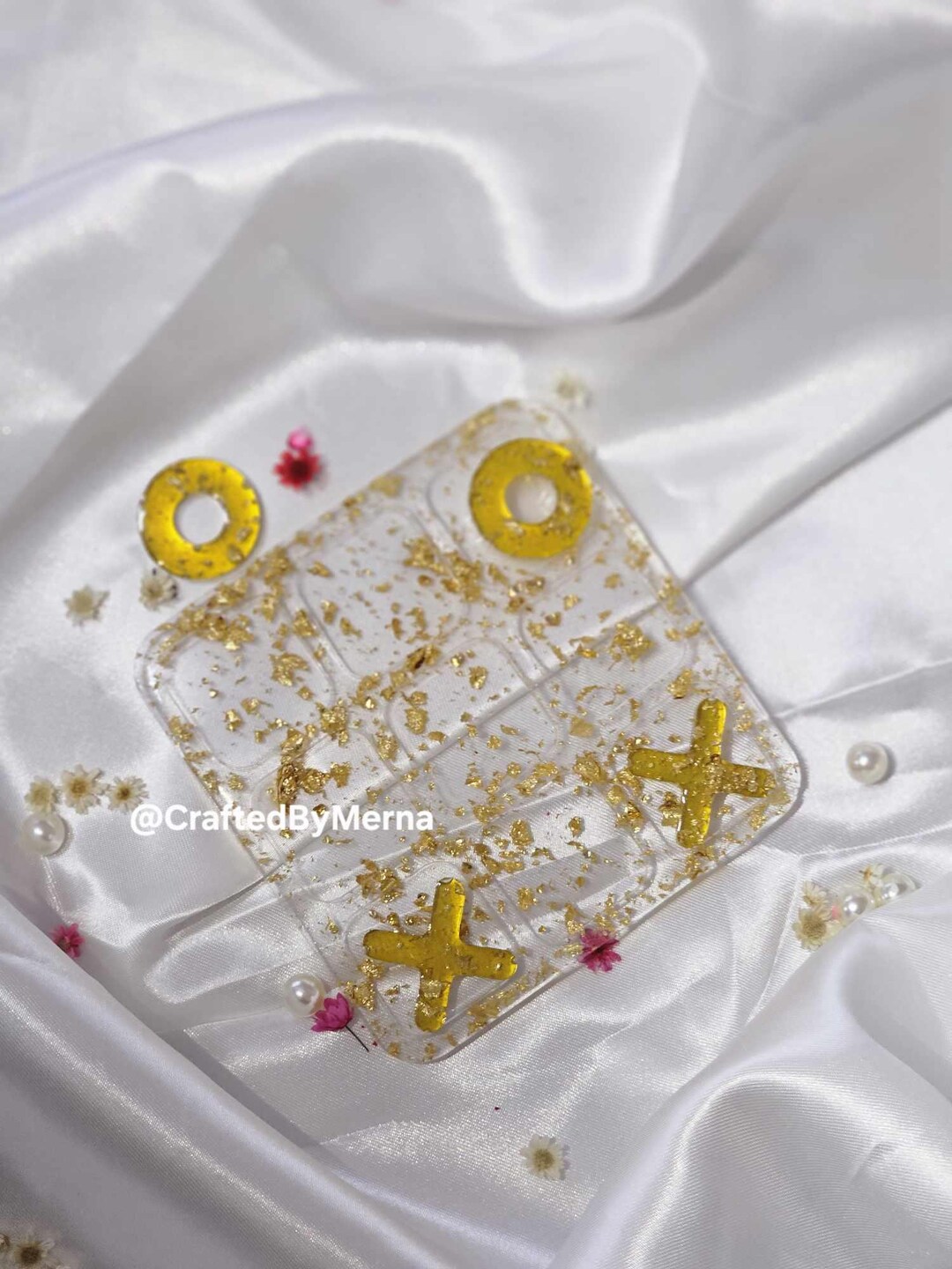 Handmade Resin XO Game – Unique Tic-tac-toe Set With Custom Colors ...