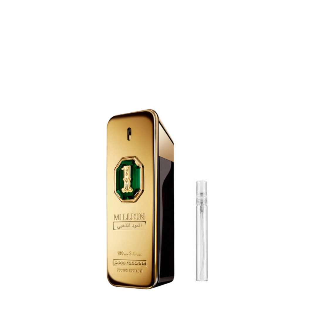 Paco Rabanne 1 Million Golden Oud 2ml 5ml 10ml Sample Decant Glass ...