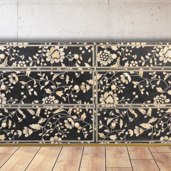 Bone Inlay Storage Cabinet - Etsy