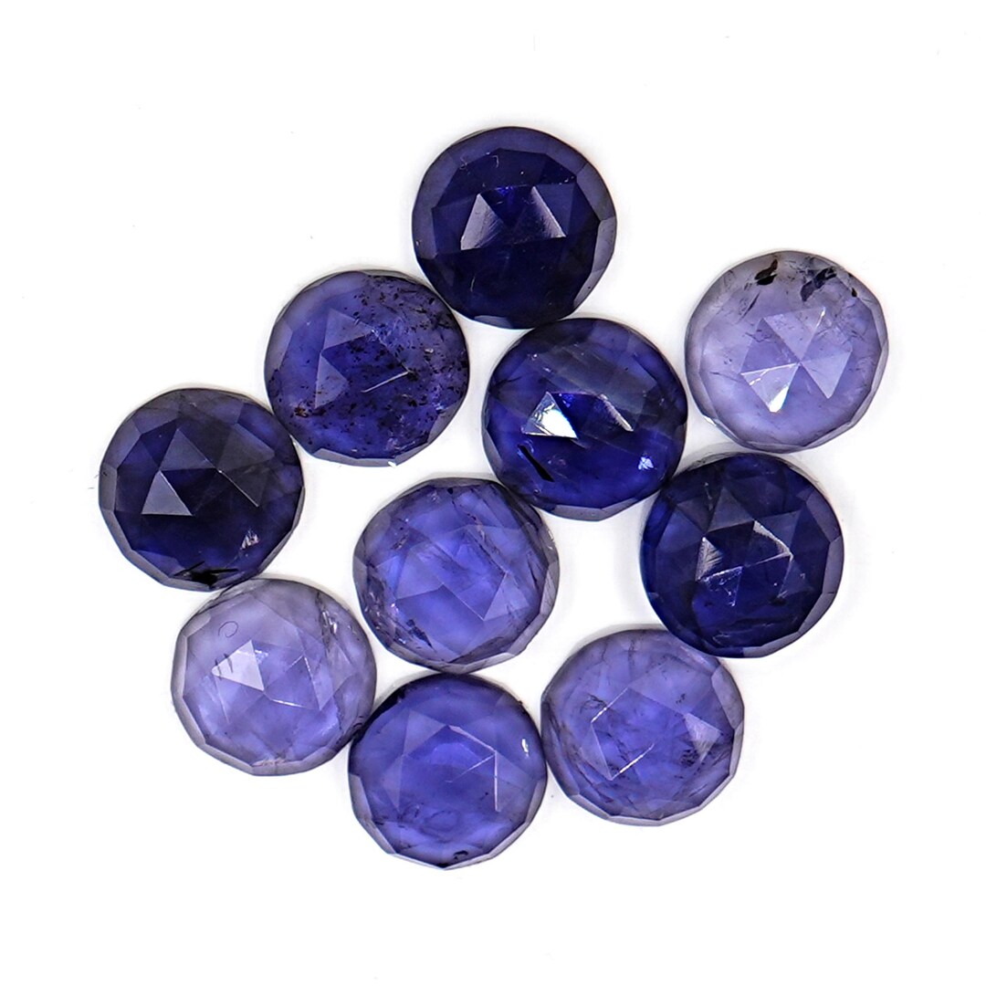 Premium Quality Iolite Gemstone for Jewelry Making, 10mm Round Iolite ...