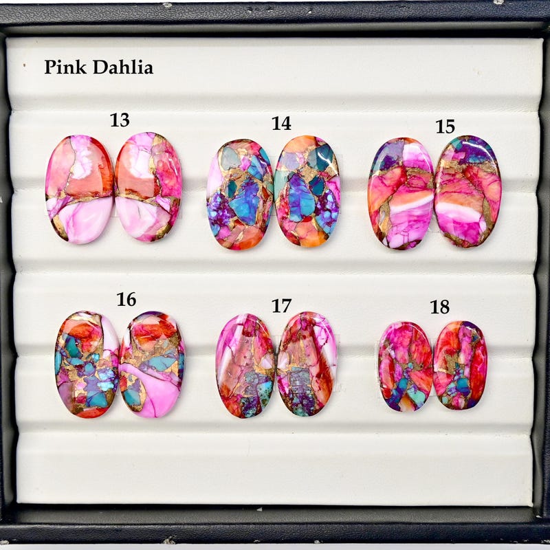 Pink Orange Dahlia Ring - Etsy