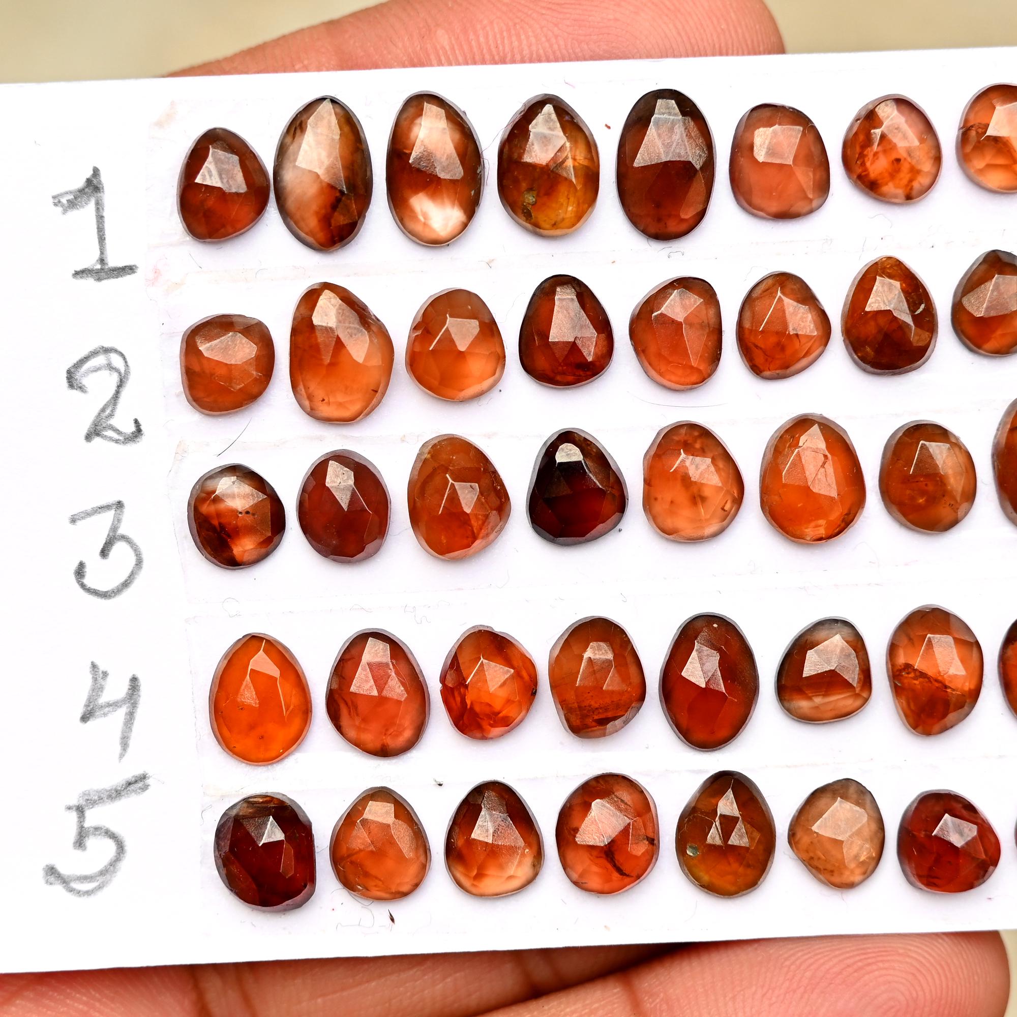 Brown Zircon Cabochon: Natural Flatback Loose Gemstones for Jewelry ...