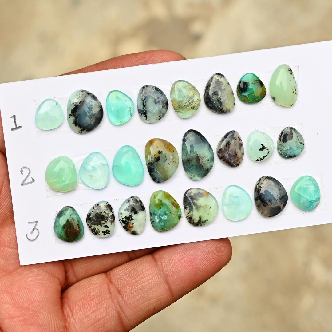 AAA+ Natural Peruvian Opal Rose Cut Cabochon Loose Gemstones for ...