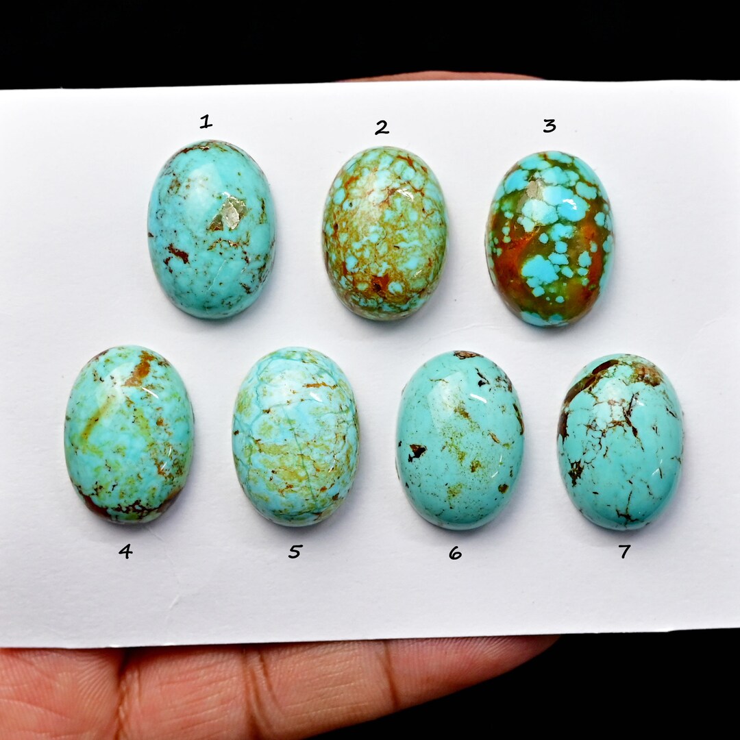 1 Pc Kingman Turquoise Cabs, 16x20mm Kingman Turquoise Cabochon, Blue ...