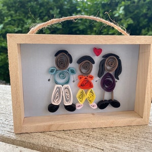 Custom Characters Family Portrait Squad Pic Cute Couple - Etsy