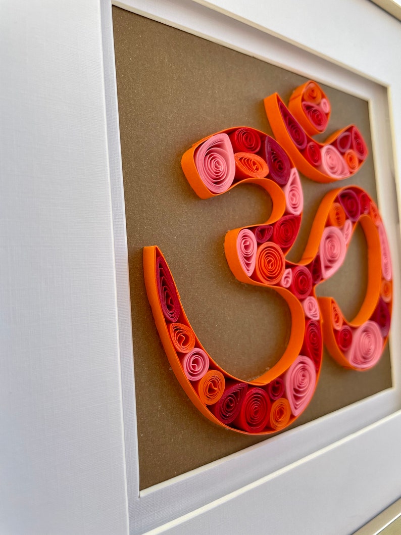 Om Art - Sacred Syllable - Aum Symbol - Om Decor - Indian Wall Art - Om ...