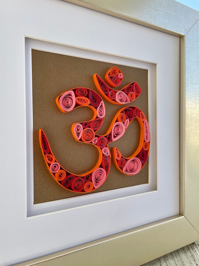 Om Art - Sacred Syllable - Aum Symbol - Om Decor - Indian Wall Art - Om ...