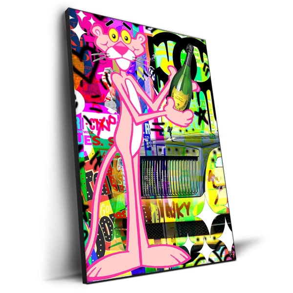 Pink Panther Print Wall Art - Etsy