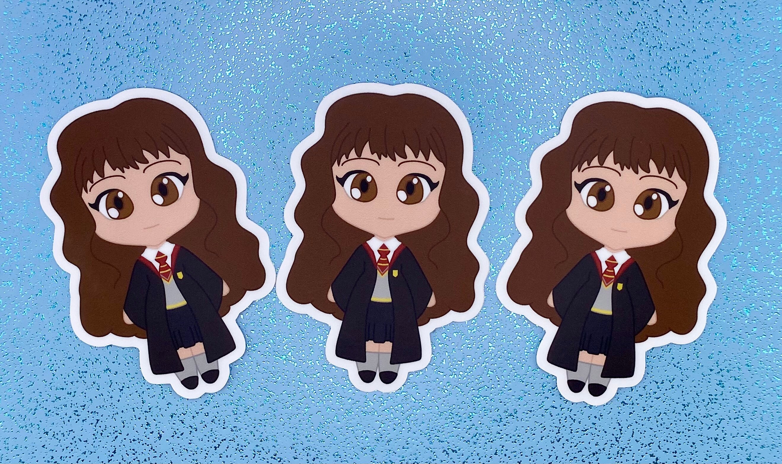 Cute Chibi Hermione Granger Harry Potter Vinyl Sticker - Etsy