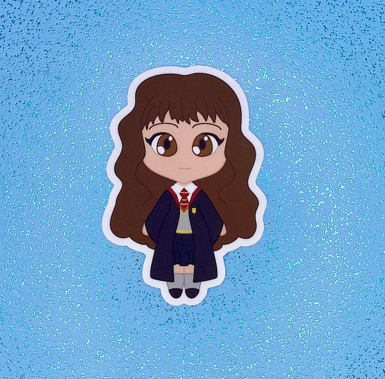 Cute Chibi Hermione Granger Harry Potter Vinyl Sticker - Etsy