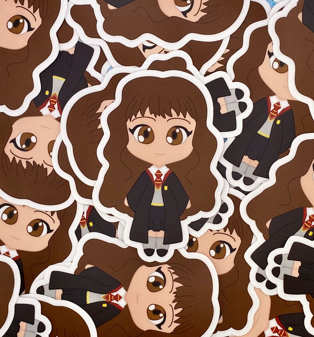 Cute Chibi Hermione Granger Harry Potter Vinyl Sticker - Etsy
