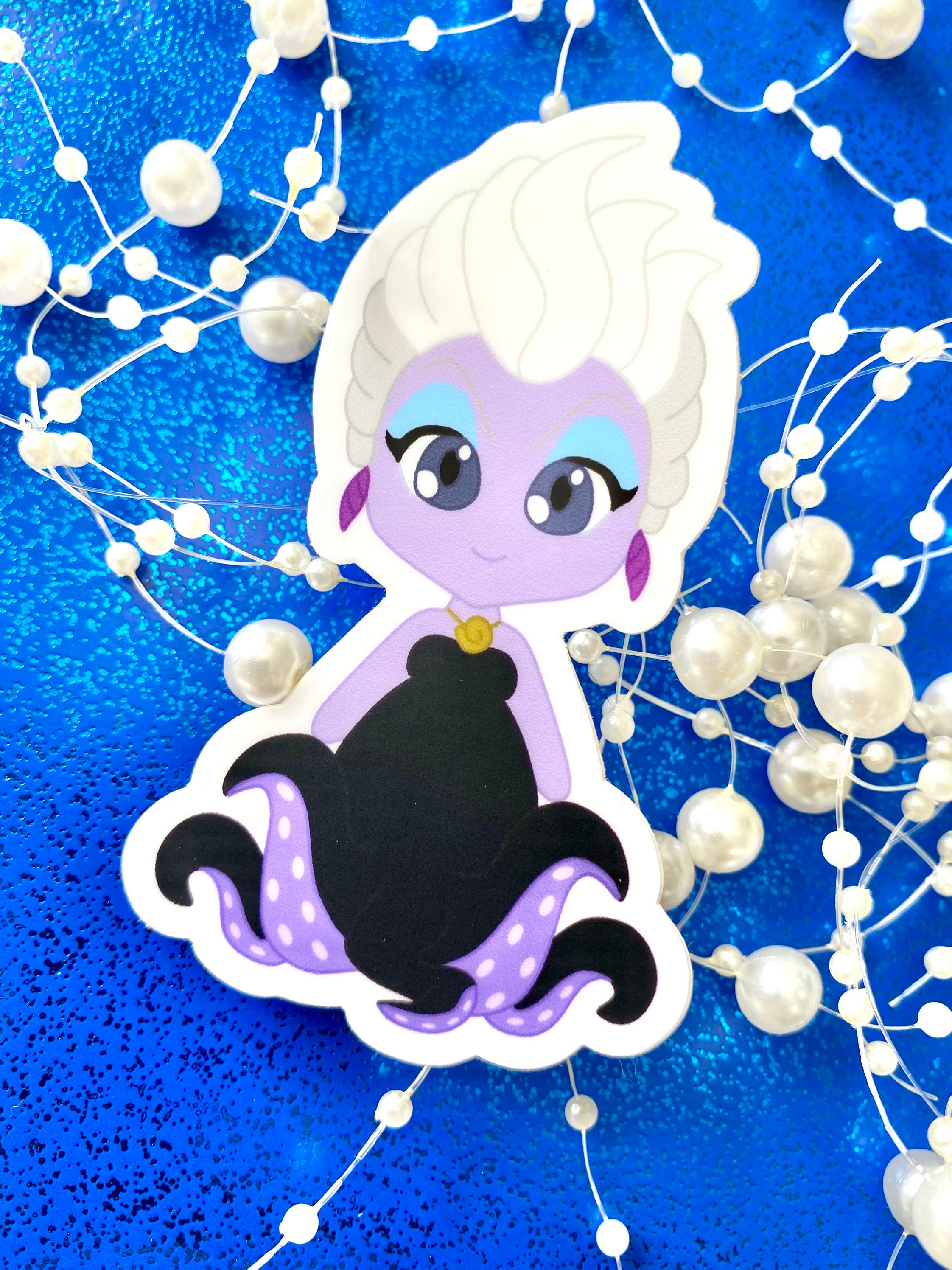 Cute Chibi Ursula Vinyl Sticker - Etsy