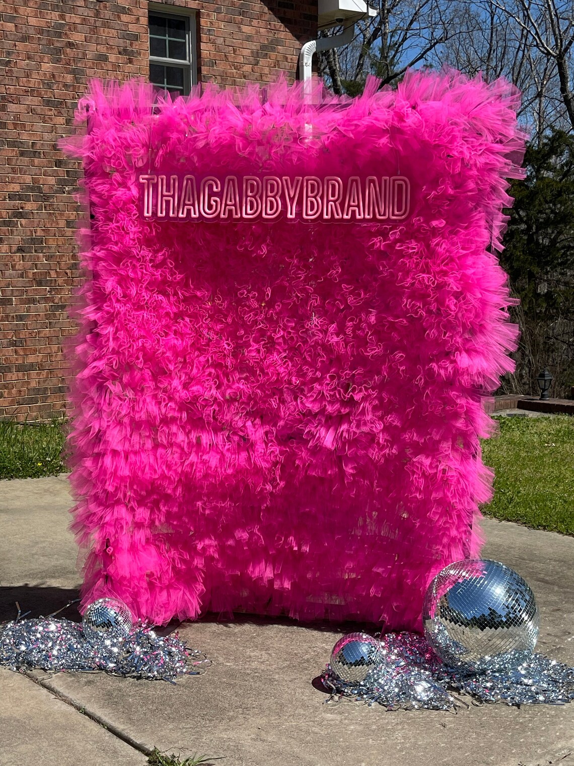 Tulle Wall/ Poof Wall - Etsy