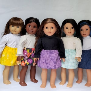 Assorted Colorful Skirts for Mix and Match for 18in Dolls - Etsy