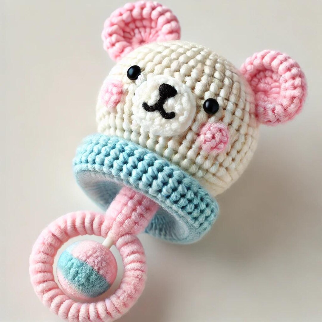 Sweet Baby Bear Crochet Rattle Pattern - Etsy