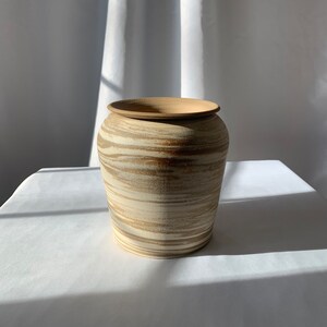 Raw Brown & White Marbled Clay Self-watering Plant Pots - Etsy