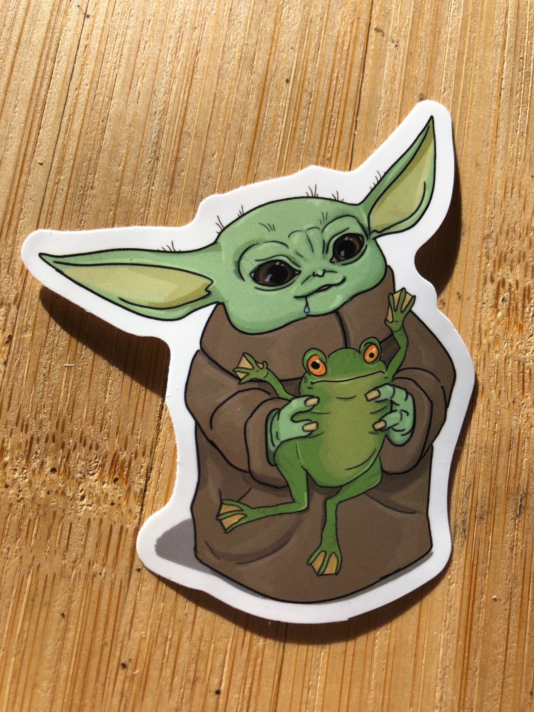 Baby Yoda Sticker-2.5 Vinyl Sticker-water Resistant-water Bottle-laptop ...