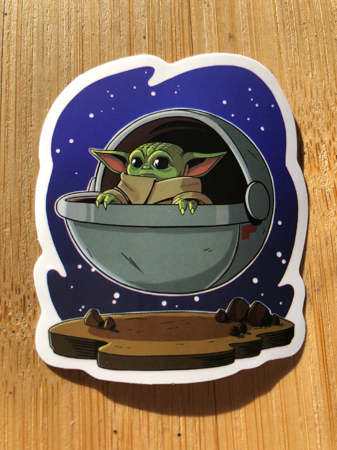 Baby Yoda Sticker-2.5 Vinyl Sticker-water Resistant-water Bottle-laptop ...