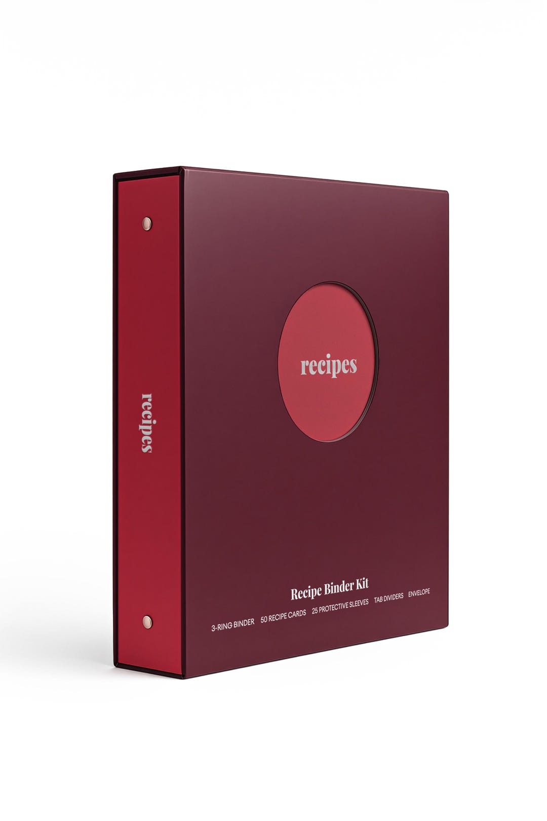 Recipe Binder – Kitchen Recipe Organizer With Protective Sleeves ...