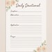 Daily Devotional Printable | Scripture Study Journal Page | Christian ...